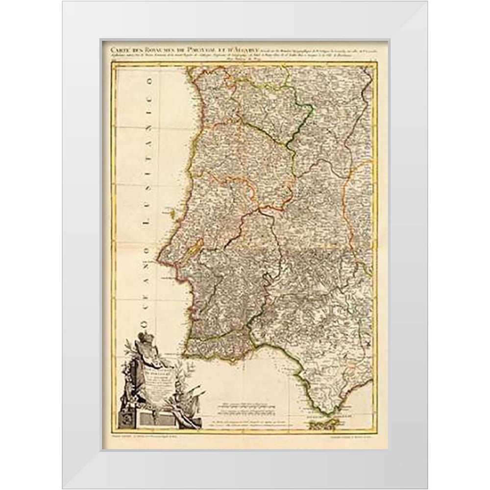 Zannoni, Giovanni Antonio Bartolomeo Rizzi 18x24 White Modern Wood ...