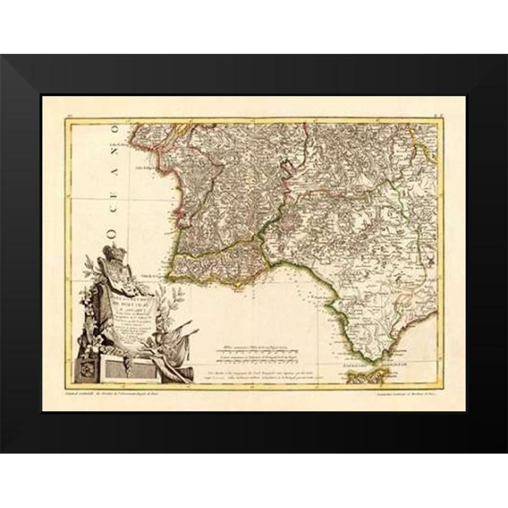 Zannoni, Giovanni Antonio Bartolomeo Rizzi 24x19 Black Modern Framed ...