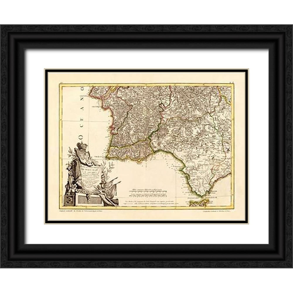 Zannoni, Giovanni Antonio Bartolomeo Rizzi 24x19 Black Ornate Wood ...