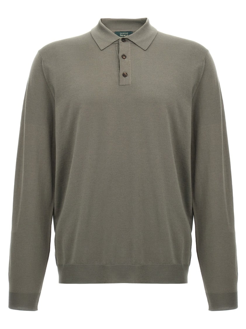 Zanone Wool Polo Shirt (Men's) - Walmart.com