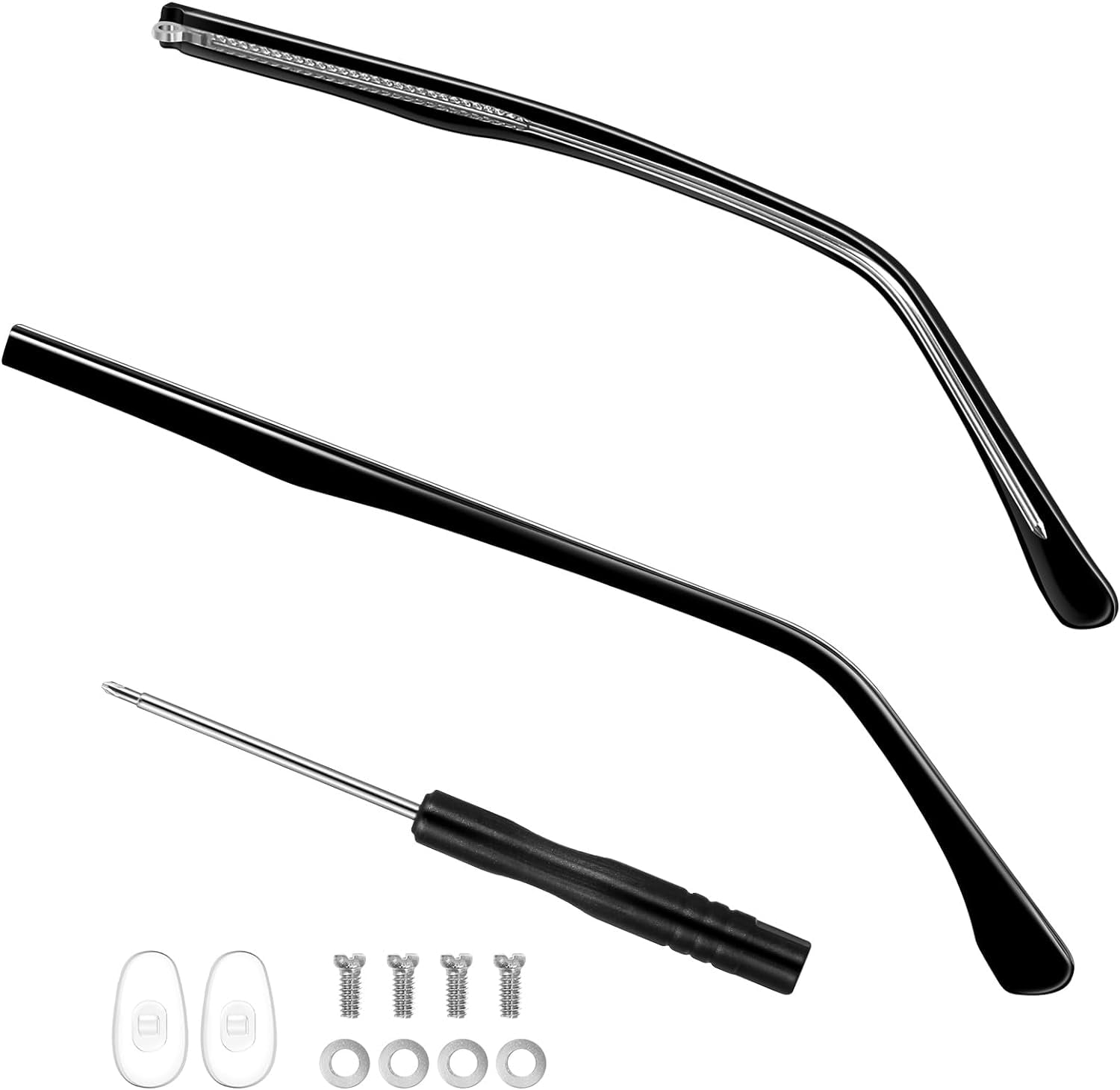 Zaoz 1 Pair Eyeglass Replacement Arm Eyeglasses Repair Legs Glasses ...