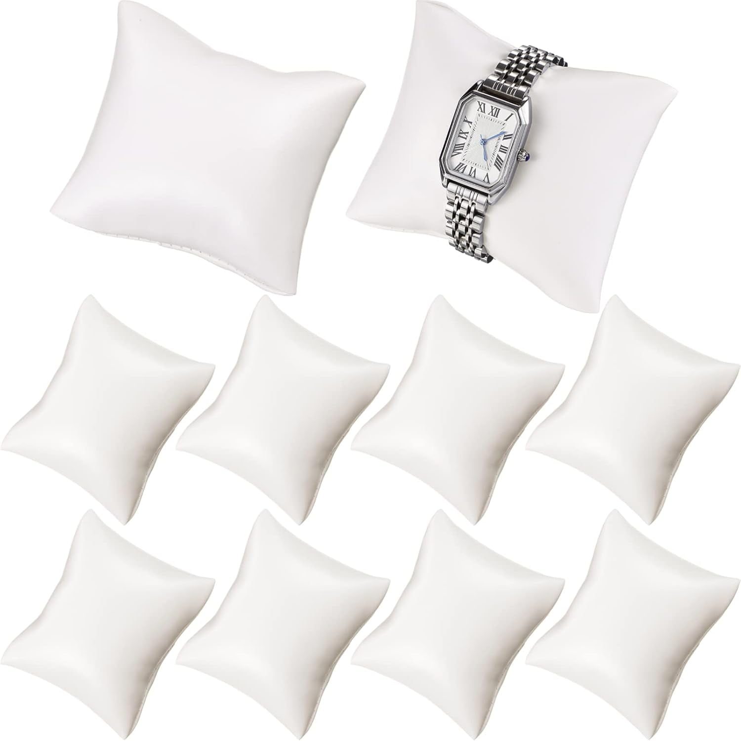 Zaoz 10 Pcs Watch Pillow Square Stand Bracelet Display Chains Display ...