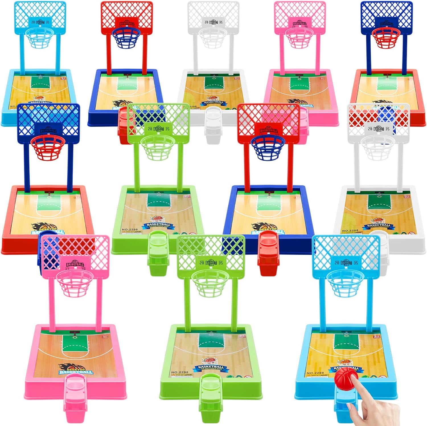 Zaoz 12 Pack Mini Basketball Game Desktop Arcade Basketball Game ...