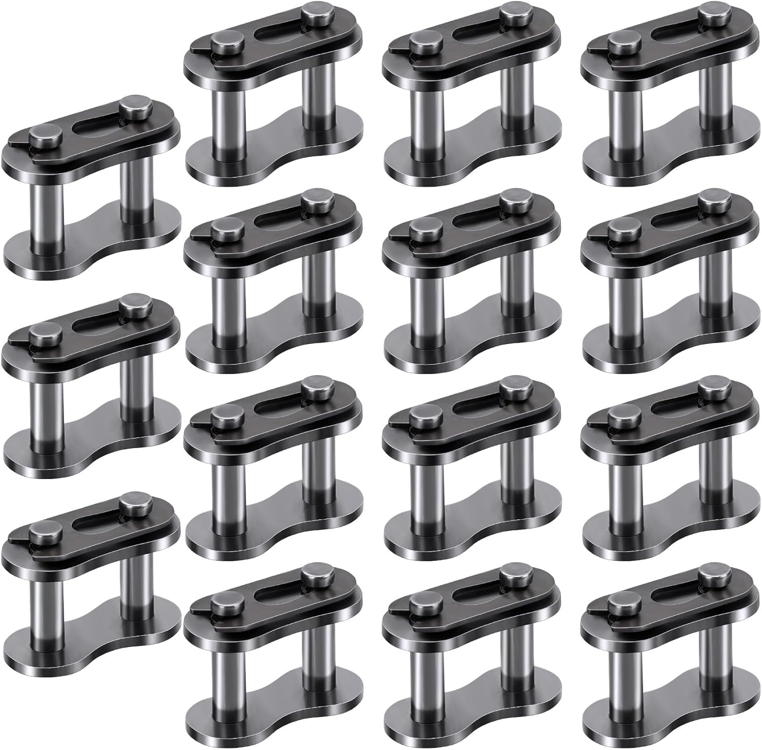 Zaoz 15pcs #40 Roller Chain Connecting Links, Heavy Duty Master Link ...