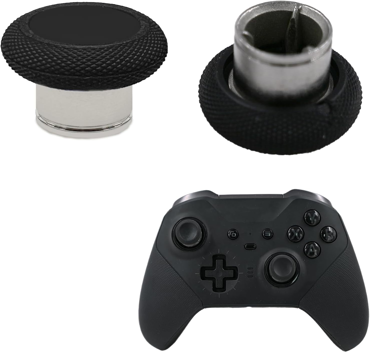 Zaoz 2 Pcs Metal Short Thumbsticks Replacement for Xbox Elite Series 2 ...