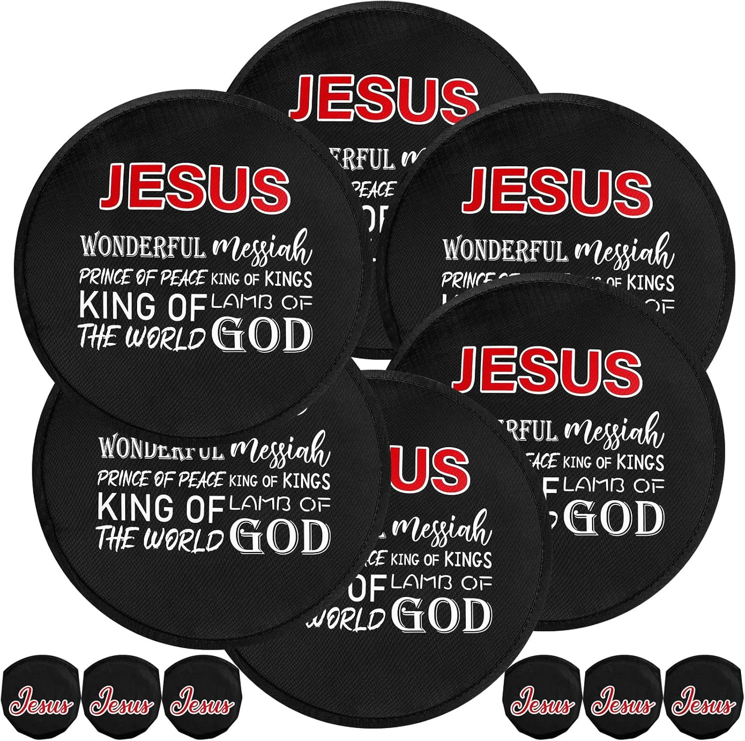 Zaoz 24 Pcs Church Fans Church Foldable Hand Fan Church Foldable Flying ...