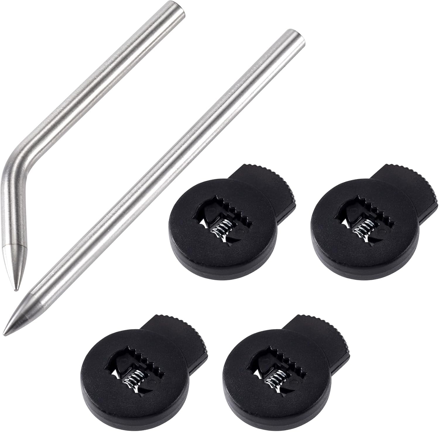 Zaoz 2pcs Baseball Glove Lacing Needle with 4pcs Glove Locks, Stainless ...