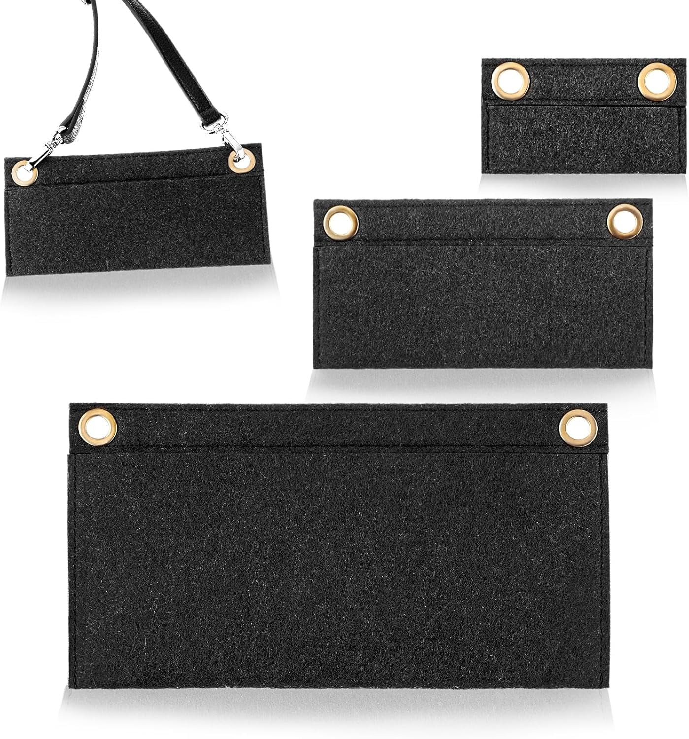 Zaoz 3 Pcs Purse Insert Organizer Purse Dividers For Inside Purse ...