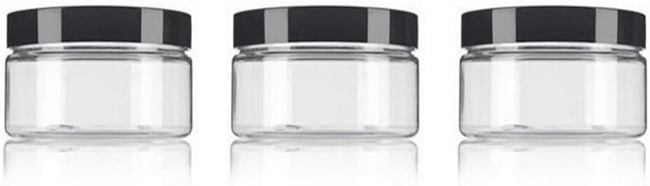 Zaoz 3PCS Clear PET Refillable 8 Oz / 250ml Empty Cosmetic Containers ...