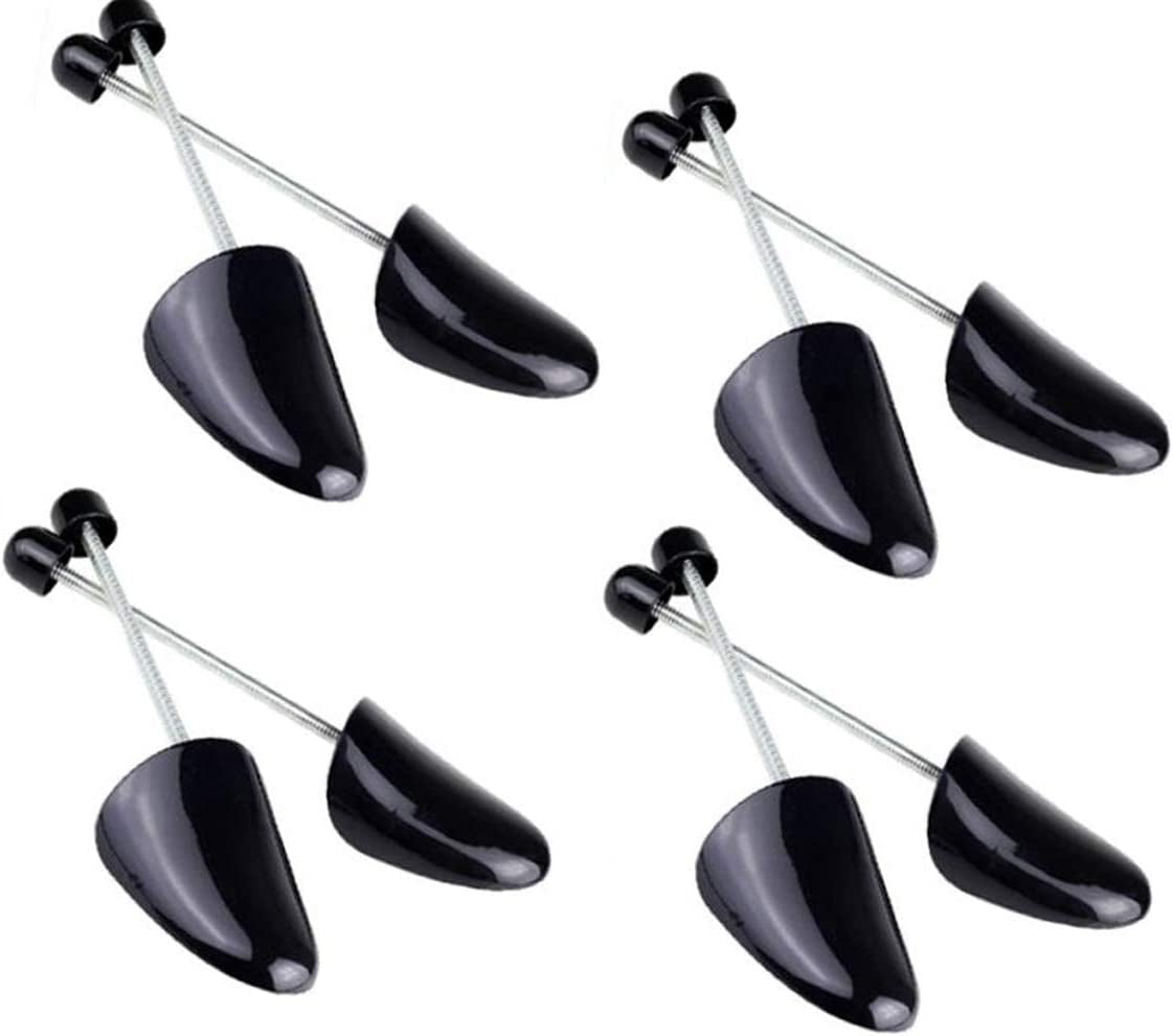 Zaoz 4 Pairs Men's Black Plastic Adjustable Length Shoe Trees ...