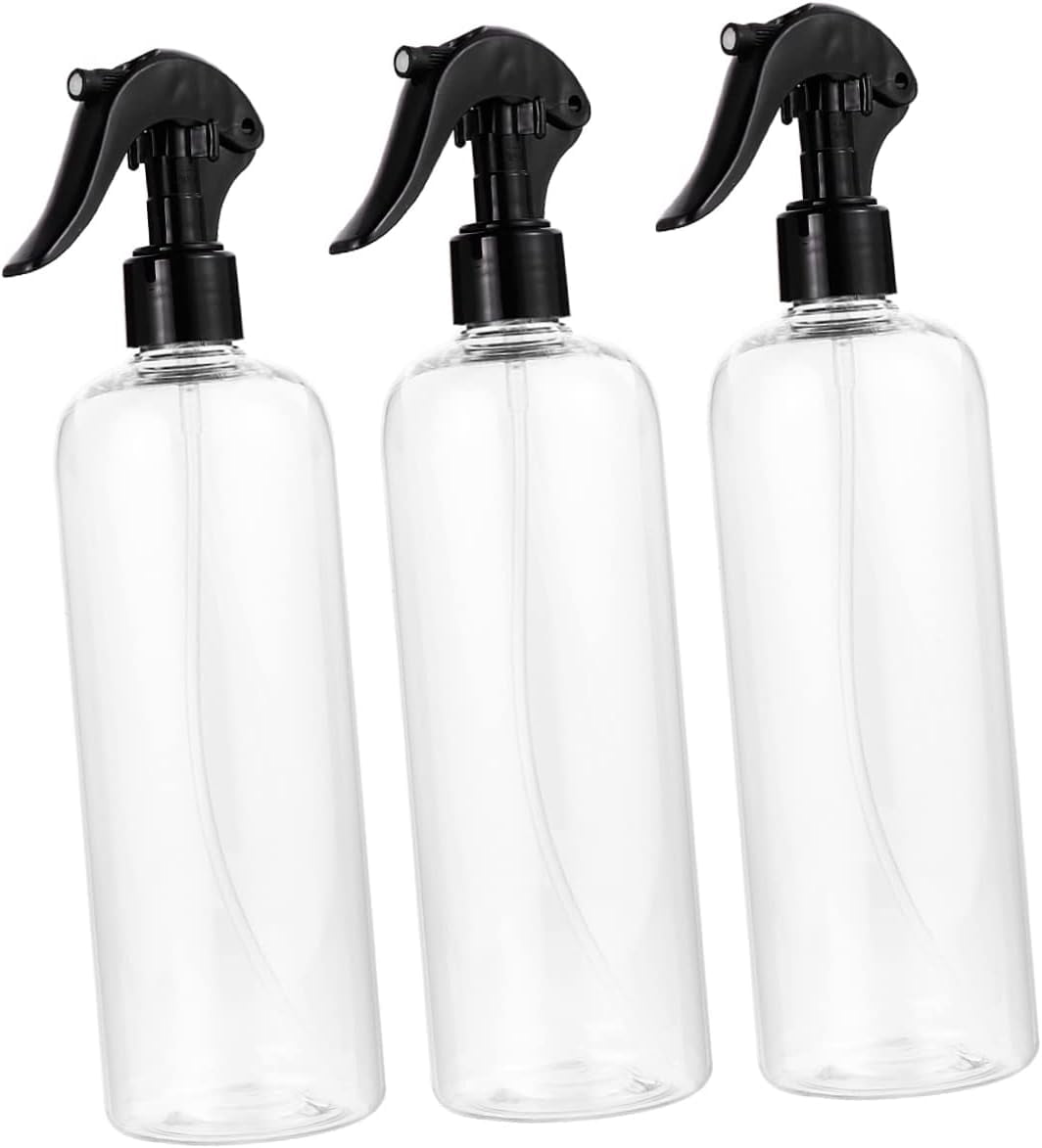 Zaoz 500ml Round Neck Spray Bottles Travel Spray Mist Bottle Reusable ...