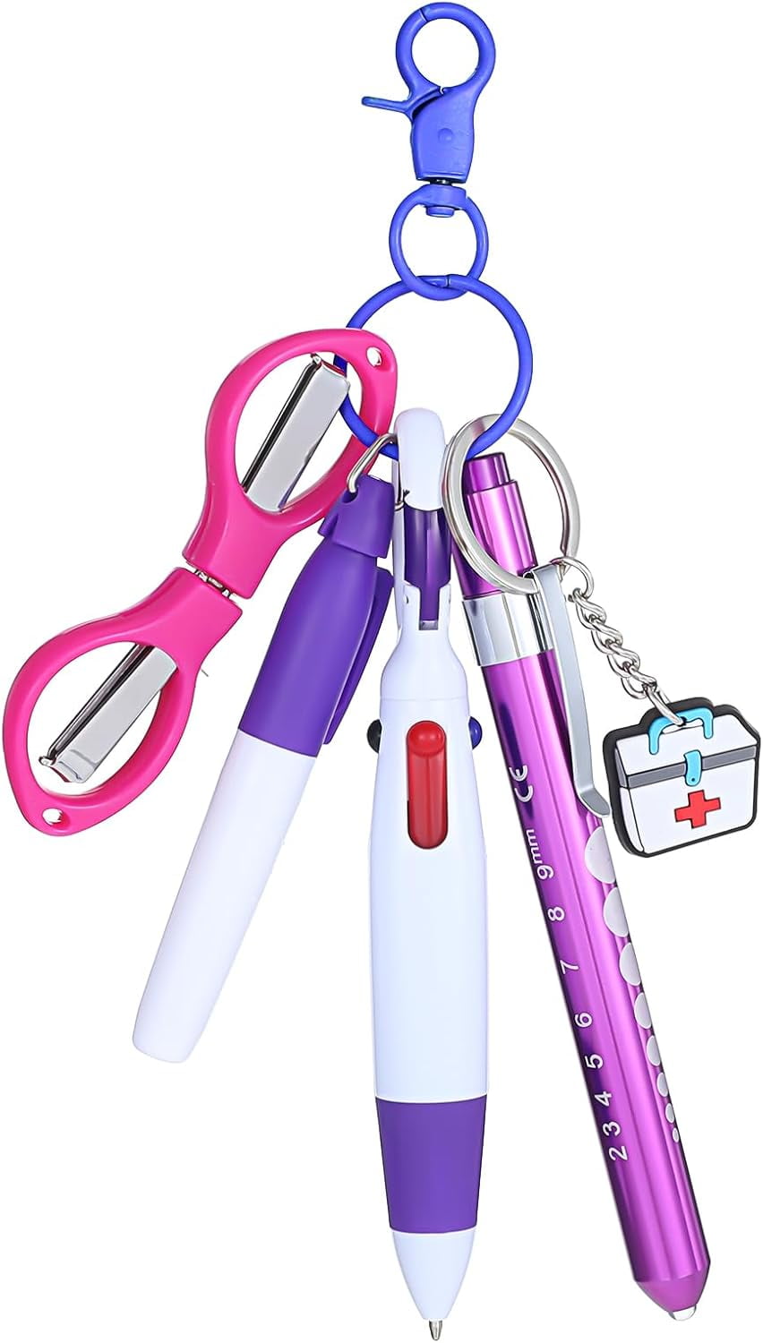 Zaoz 6 Pcs Nurse Pen Set Include Retractable Ballpoint Pen Permanent ...