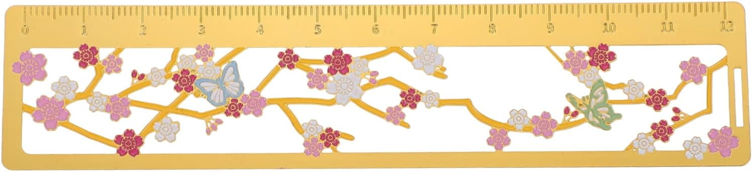 Zaoz Brass Bookmark Ruler Bookmarks Ruler for Reading Double-Use Tool ...