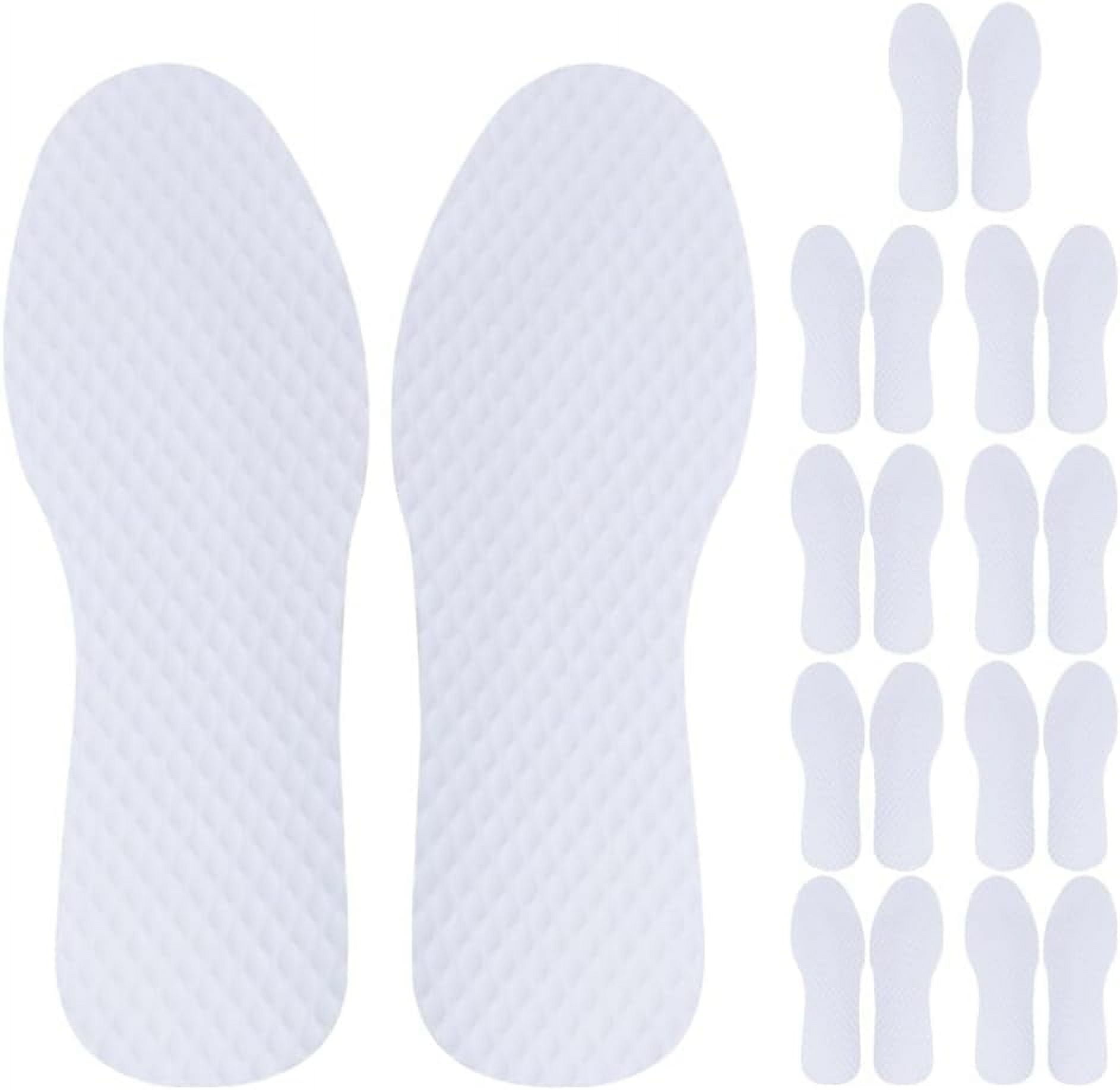 Zaoz Breathable Paper Insoles 10 Pairs Disposable Shoe Liners Shoe Insert Barefoot Wood Pulp ...