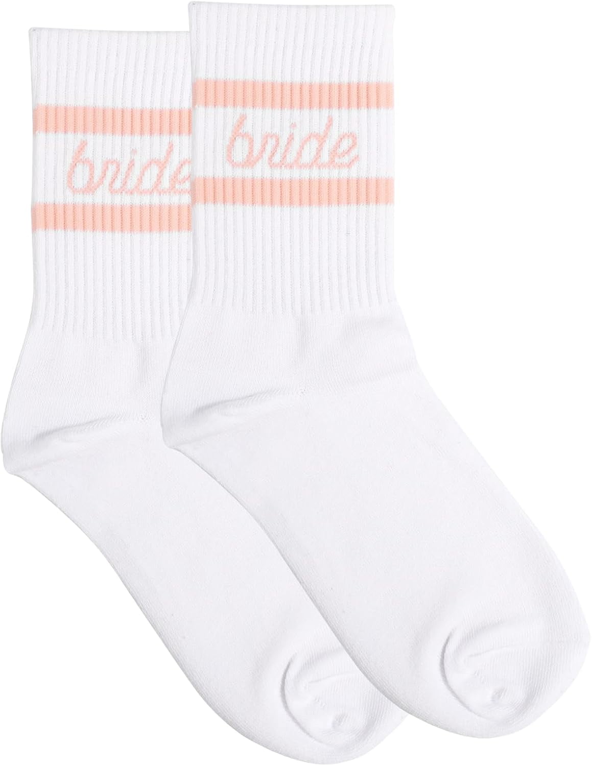 Zaoz Bride Socks, Stylish Cotton Bride Socks White Wedding Socks Soft ...