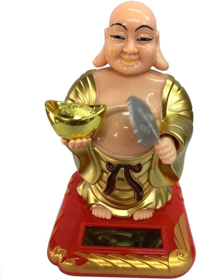 Zaoz Buddha Solar Powered Dancing Shaky Figure Solar Figure Decorative ...