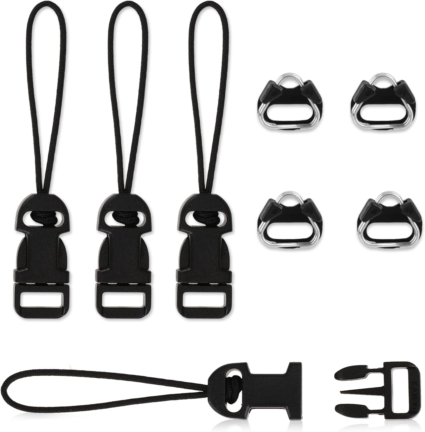 Zaoz Camera Quick Release Strap, 4 Pcs Black Adjustable Camera Strap ...