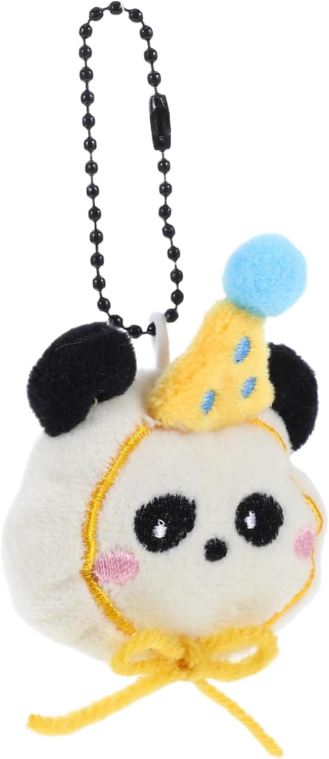 Zaoz Cute Plush Panda Keychain Pendant for Car Keys and Backpacks ...
