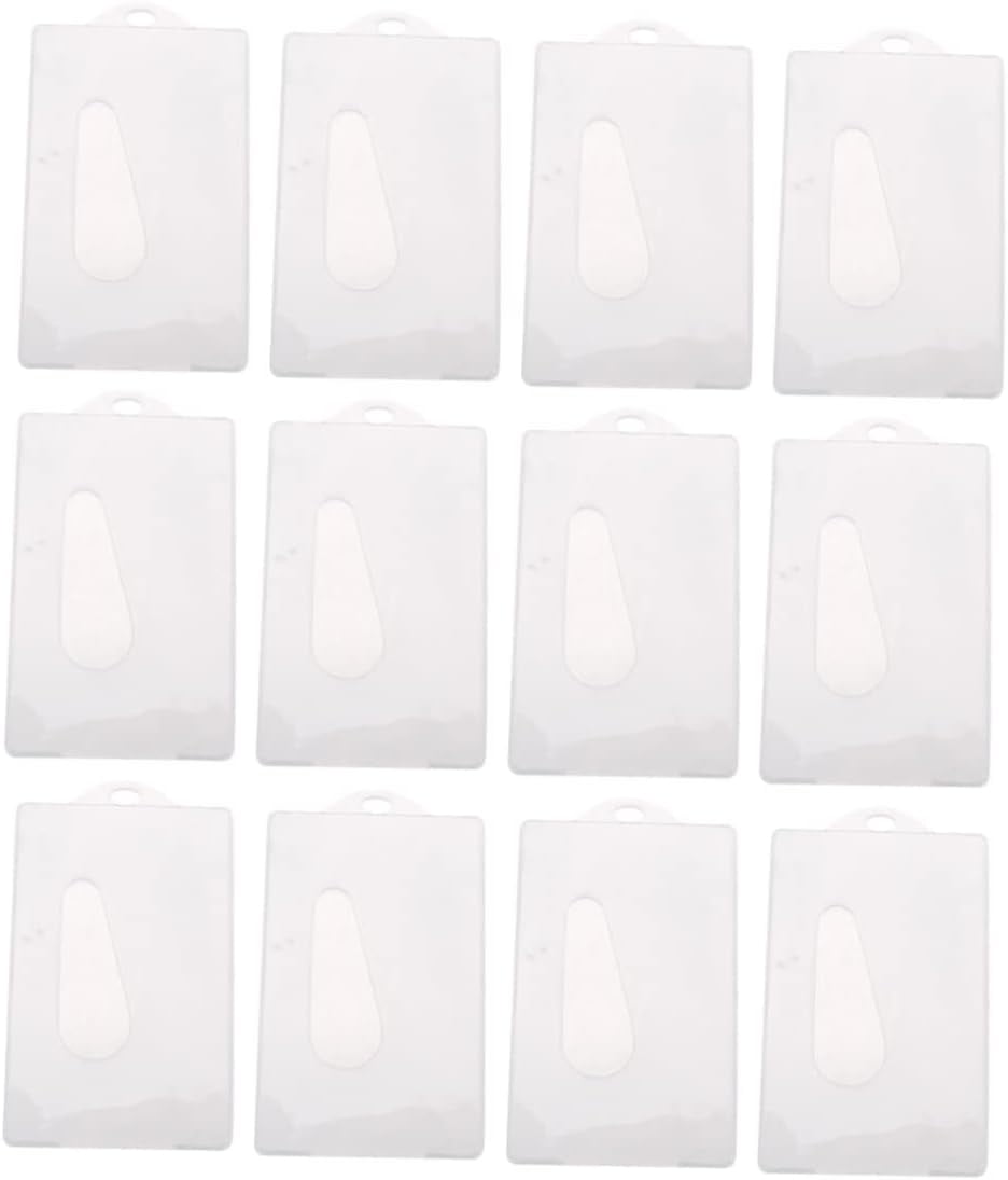 Zaoz Elegant 12 Pack Id Holders Lightweight Plastic Covers for Bus Bank ...