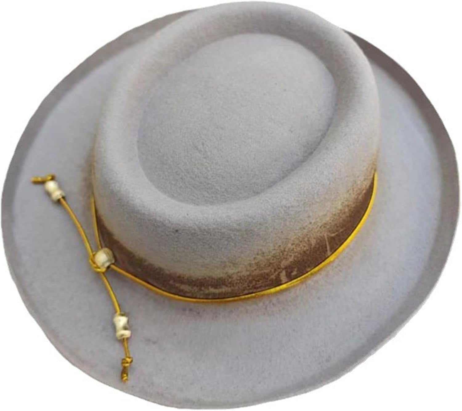 Zaoz Fedoras Hat Elegant French Style Trilby Hat Adult Carnivals ...