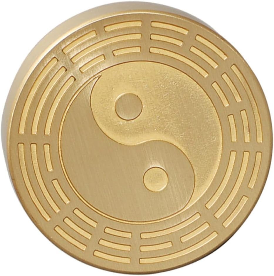 Zaoz Home Brass Paperweight Round Design for Calligraphy Practicing ...