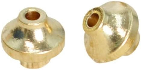 Zaoz Pack of 100 Brass Lure Bodies for Spinner Making DIY Fishing Beads ...