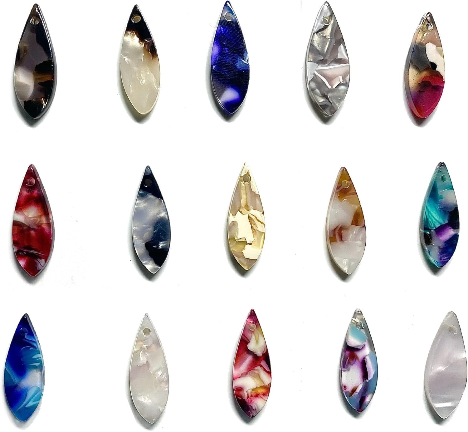 Zaoz Pack of 50 Spinner Blade Bait Kit DIY Fishing Lure Making Tool ...