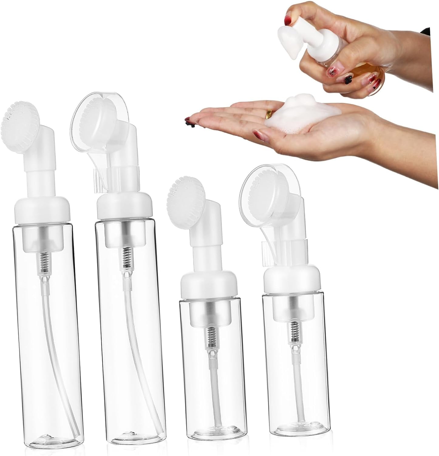 Zaoz Secure Seal Travel Foaming Pump Bottle Face Wash Dispenser ...
