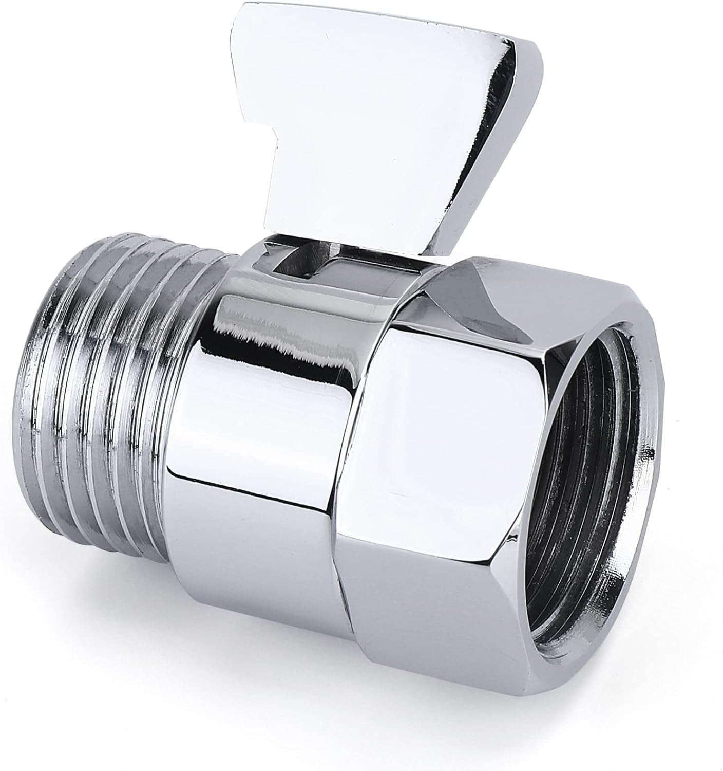 Zaoz Shower Shut Off Valve Shower Head Flow Restrictor Shower Flow Control Valve Brass Shut Off ...