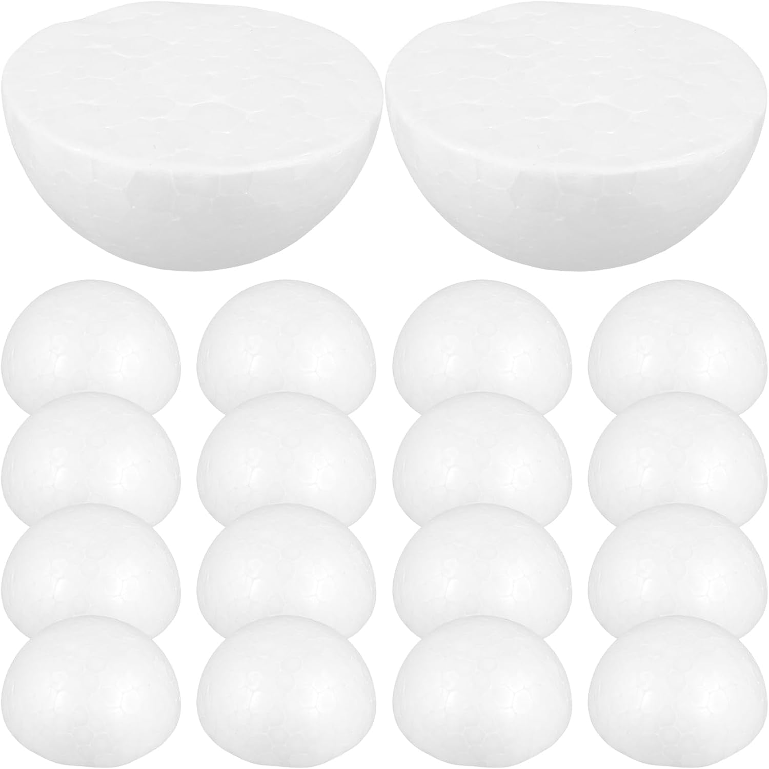 Zaoz Wedding Decor Wedding Decor Kids Art 30 PCS White Foam Balls Half ...