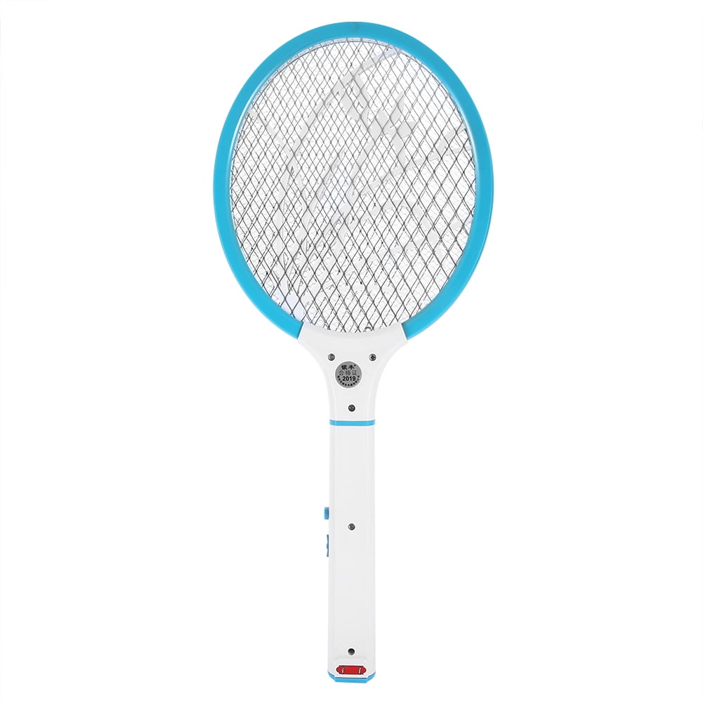 Zap Bugs Instantly with this Portable Fly Zapper Racket Blue-White LED ...