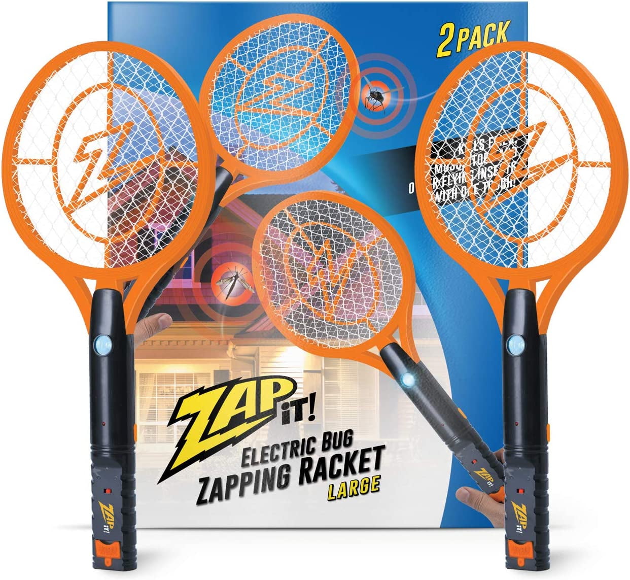Zap It! Electric Fly Killer, Insect Swatter, Electronic Killer, 4,000 ...