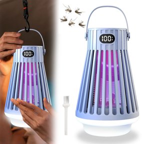Imountek Portable Camping Ceiling LED Fan 10400mAh USB Battery Powered ...
