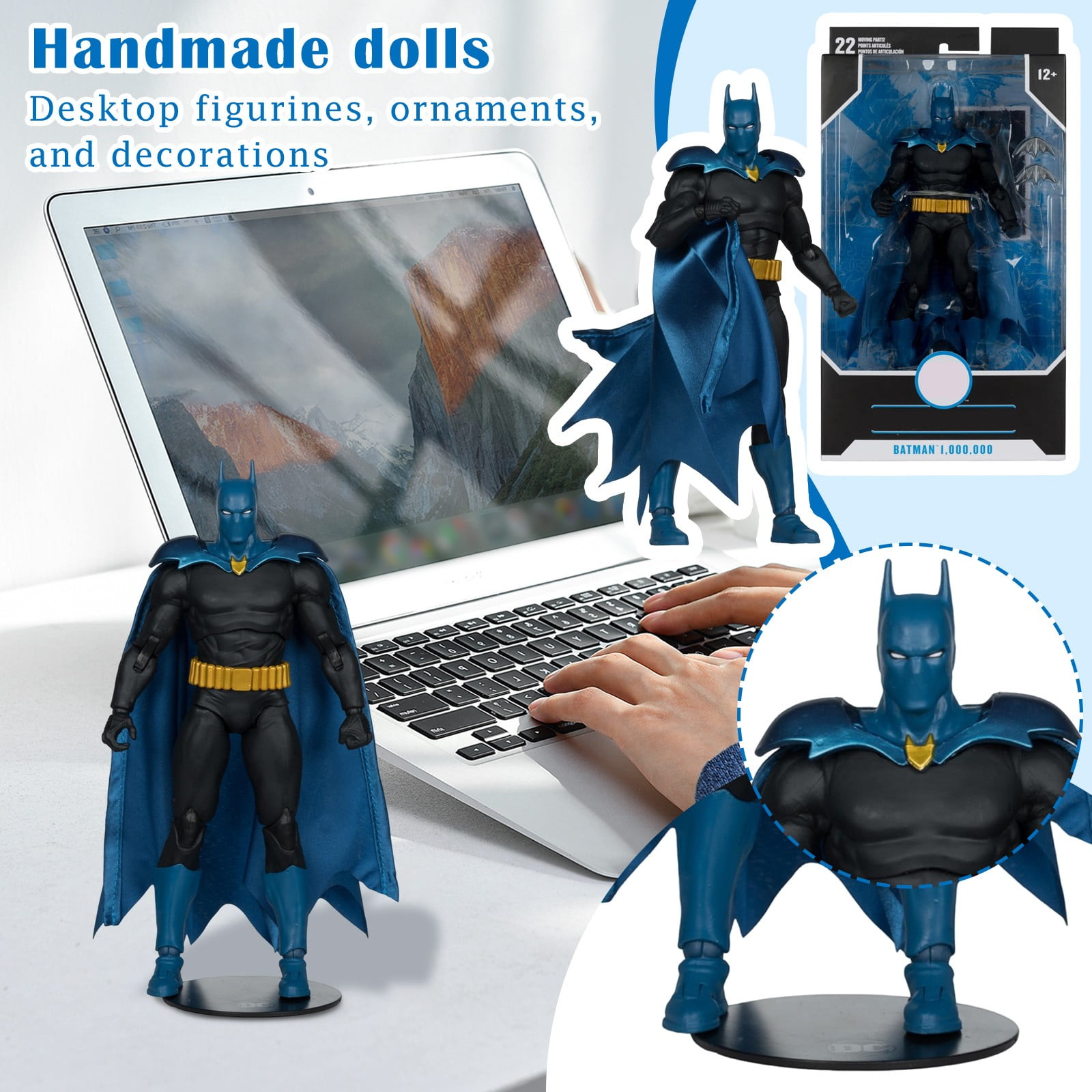 ZapZest 11" Bat Hero Man Action Figures, the Batma Comics Robert ...