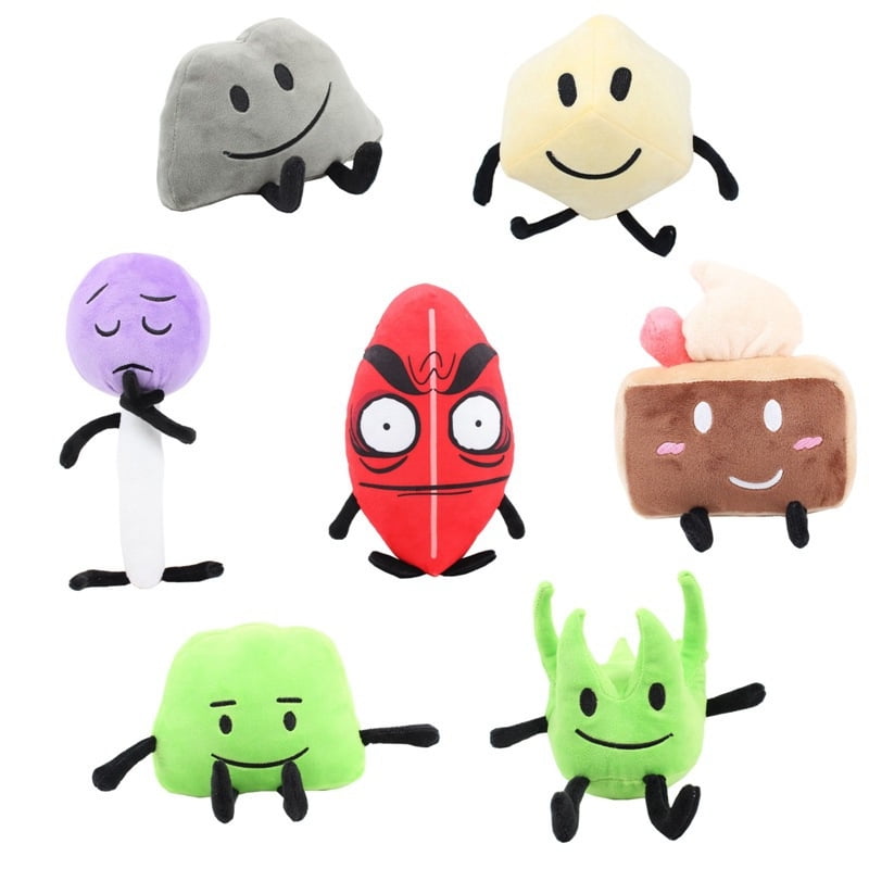 ZapZest 2Pcs Battle for Dream Island BFDI Plushies, David & Dora Soft ...