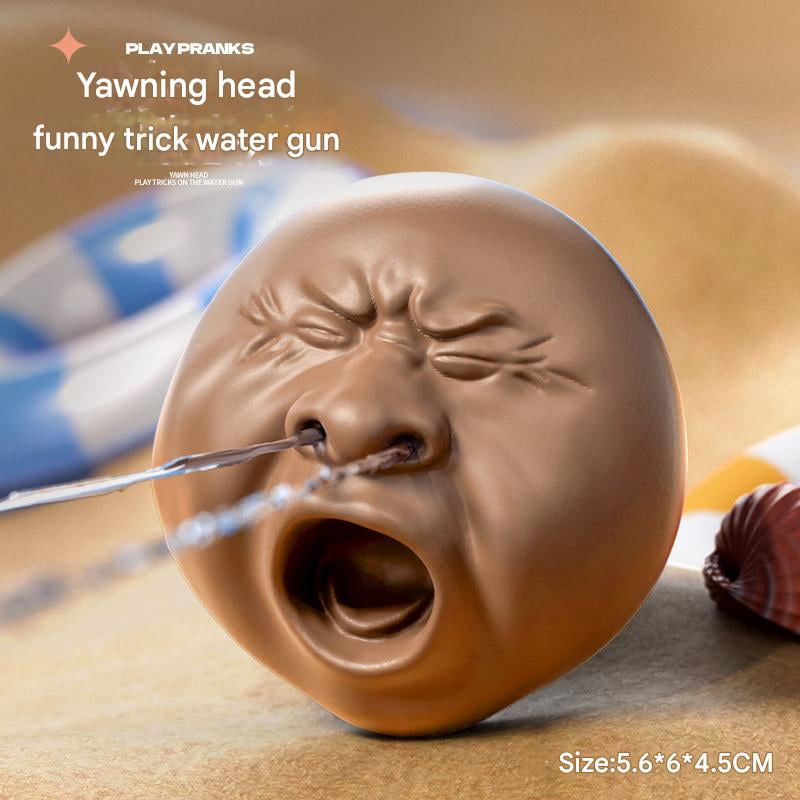ZapZest 2Pcs Yawning Head Pranks Water Soaker Toys - Fun Cartoon Water Play Toys Water Blaster ...
