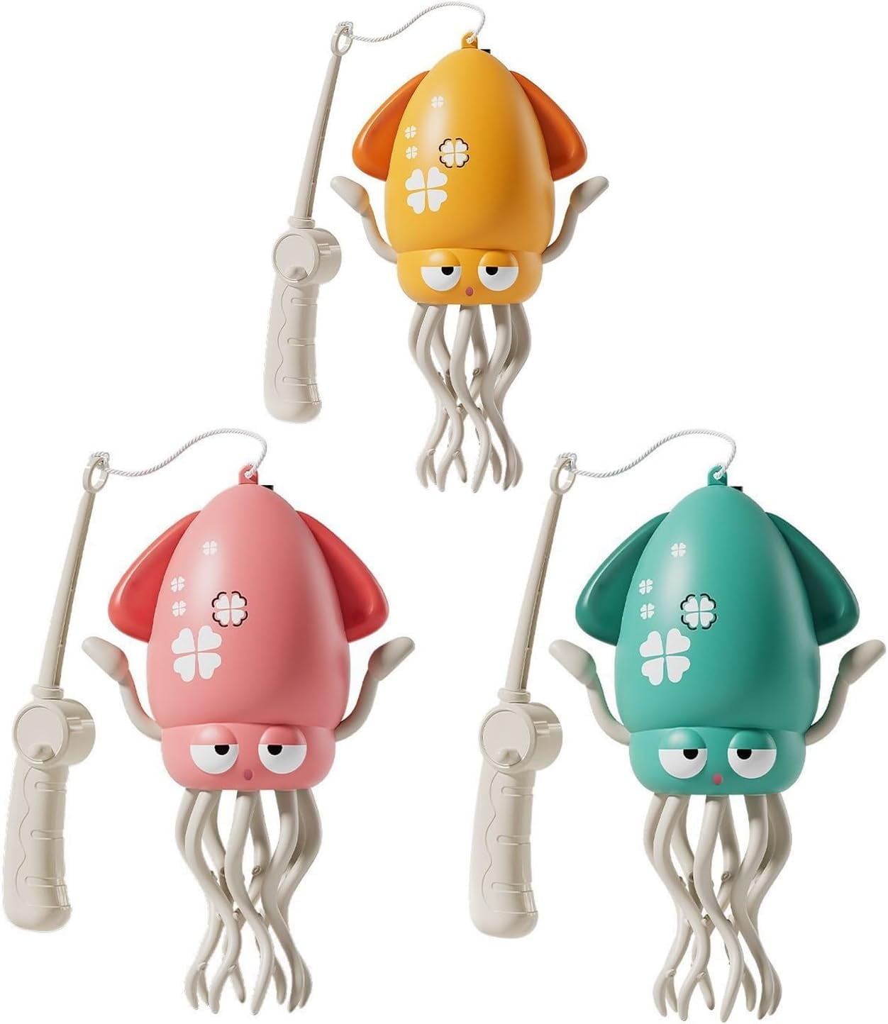 ZapZest 3Pcs Electric Crawling Octopus Toy with LED Lights & Music ...
