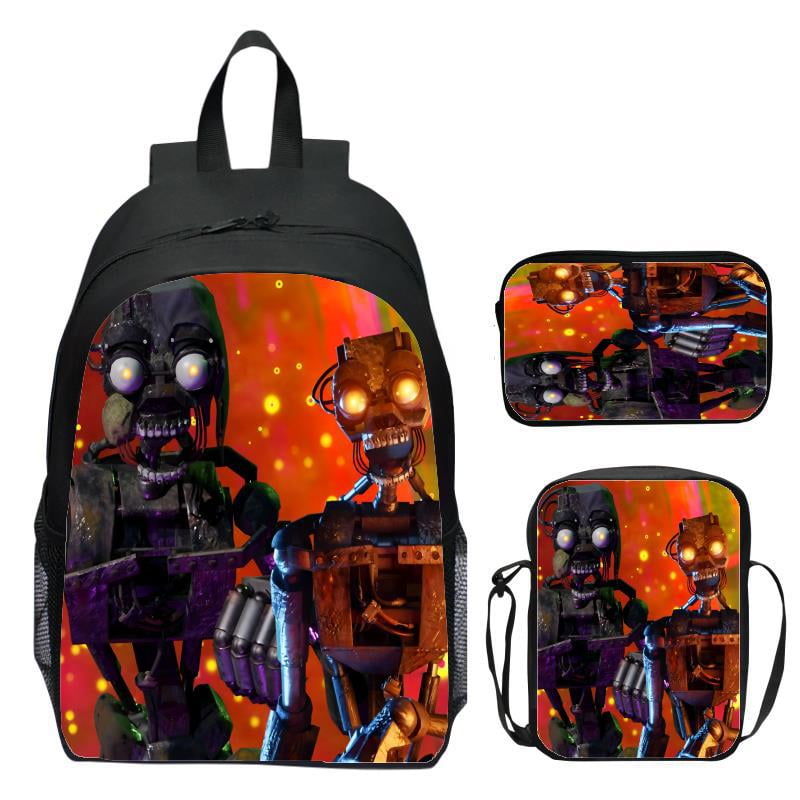 ZapZest 3Pcs FNAF Secret of the Mimic Backpacks, Cool FNAF Figures ...