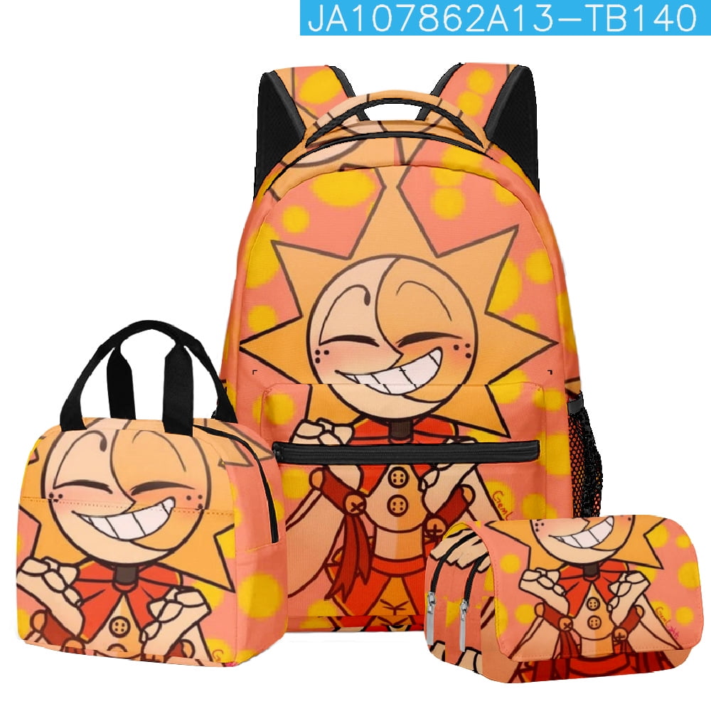 ZapZest 3Pcs Five Nights at Freddy's Backpacks, 15.7" FNAF Lightweight ...