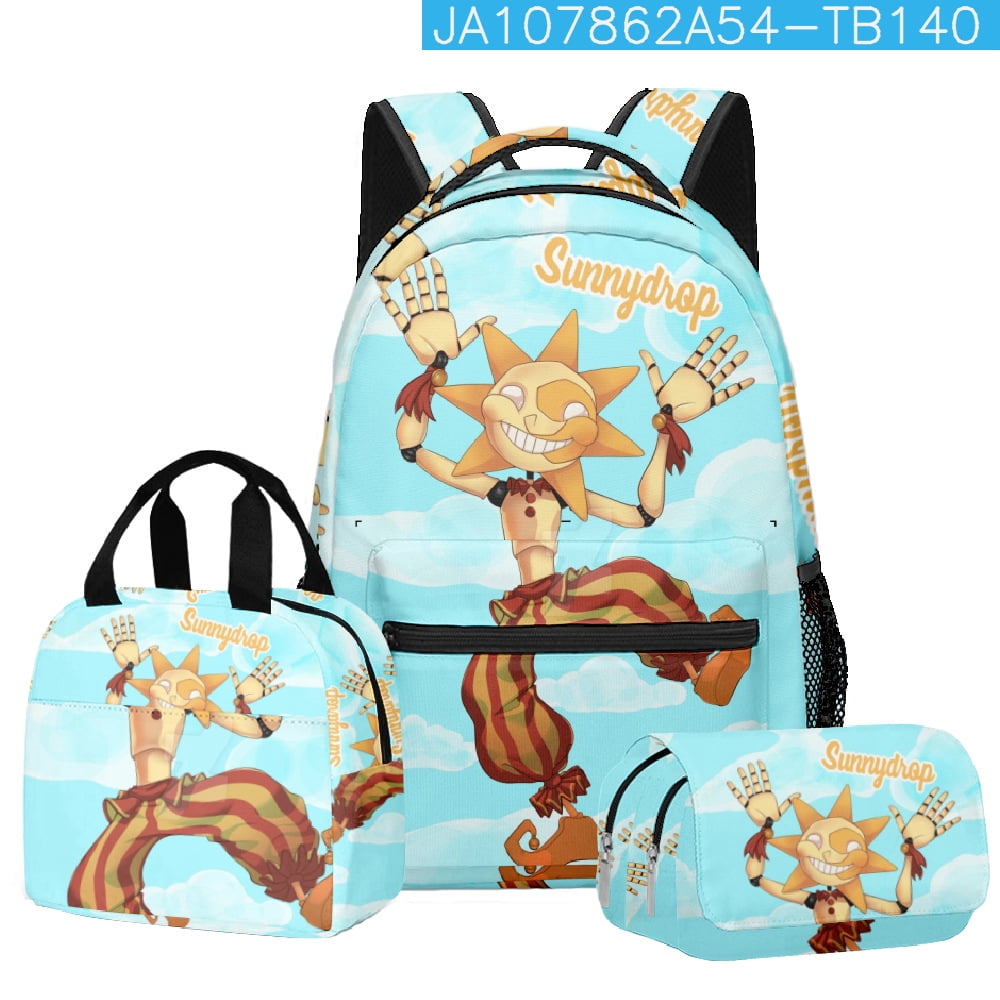 ZapZest 3Pcs Five Nights at Freddy's Backpacks, 15.7" FNAF Lightweight ...