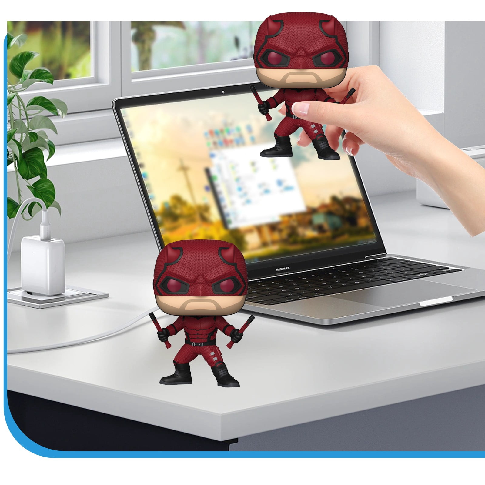 ZapZest 4" Daredevil Vinyl Figure, Cute Avengers Collectible Toys ...