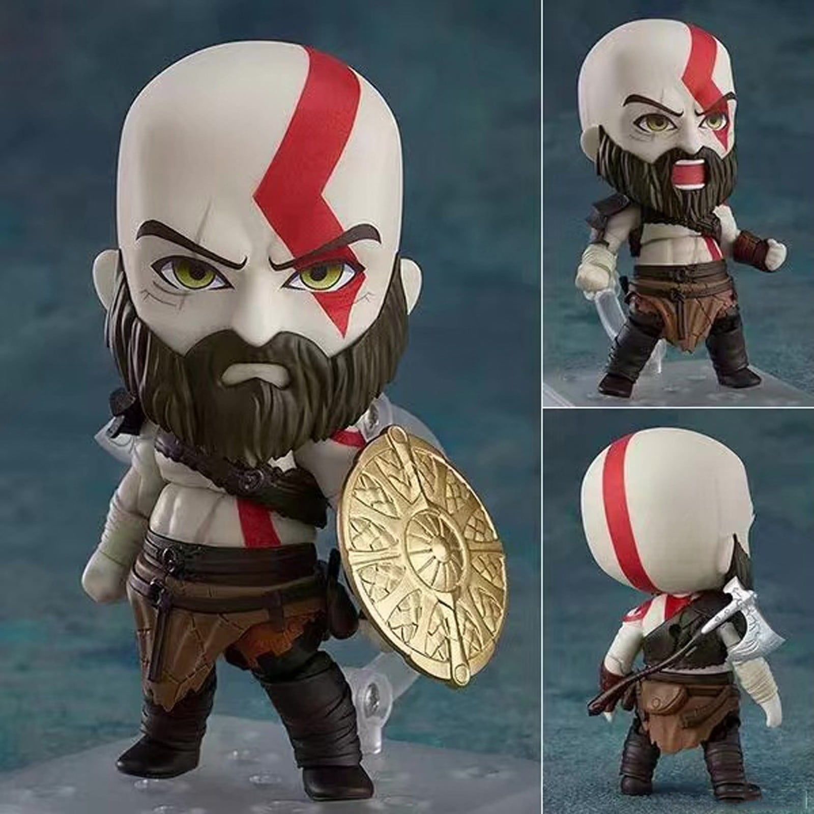 ZapZest 4" God of War Kratos Action Figures, God of War Ragnarok PS4 ...
