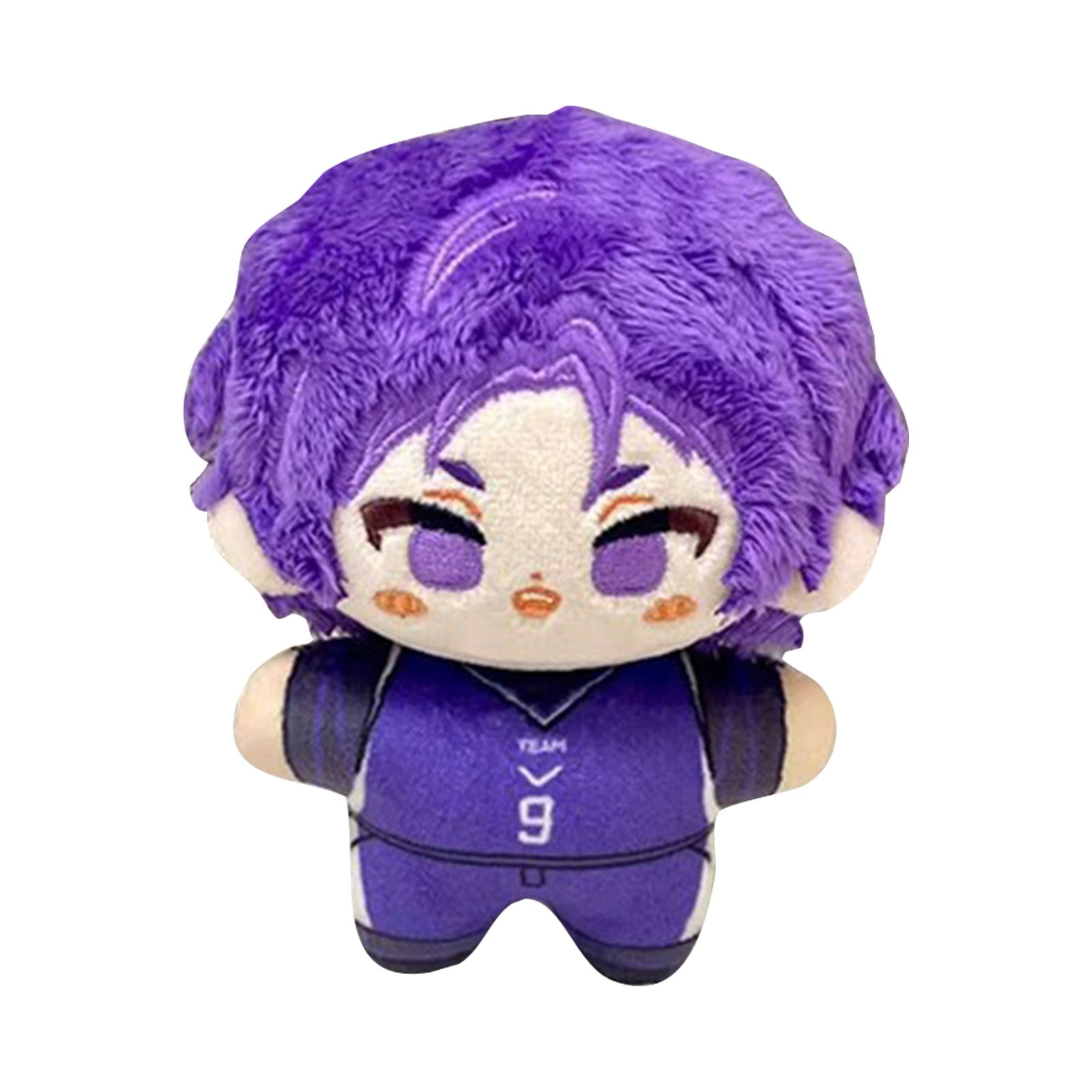 ZapZest Blue Lock Anime Plush, 4.7" Sae Itoshi Blue Lock Manga Figure ...