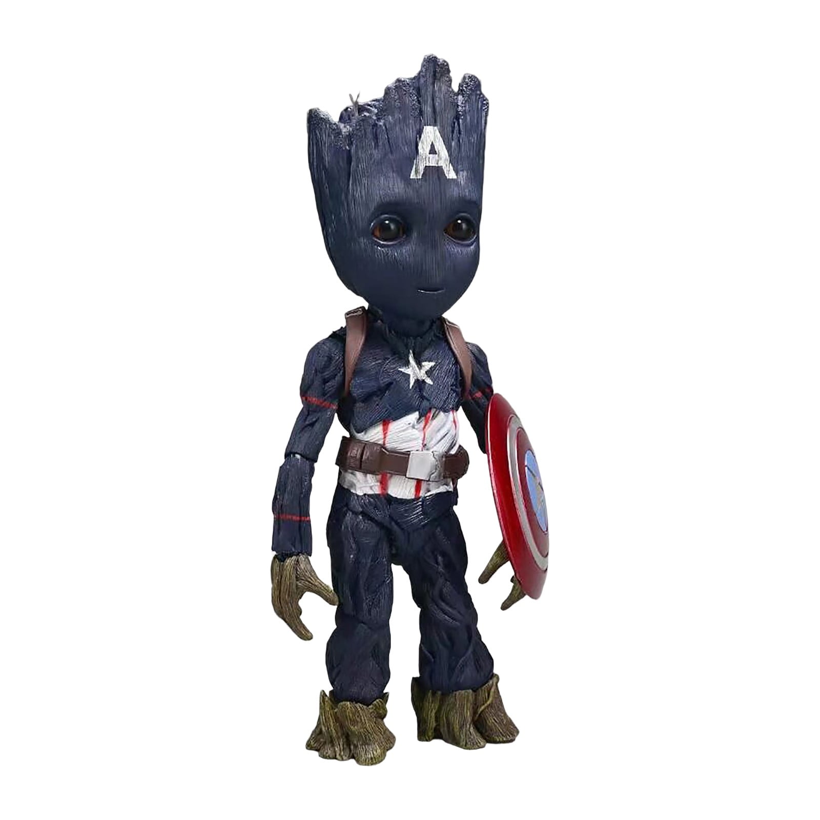 ZapZest Captain America 10" Groot Collectible Toys, Superhero Groot ...