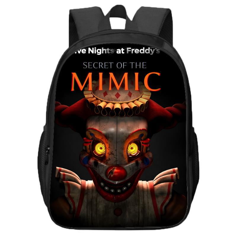 ZapZest FNAF Secret of the Mimic Backpacks, 14" FNAF Figures Large ...