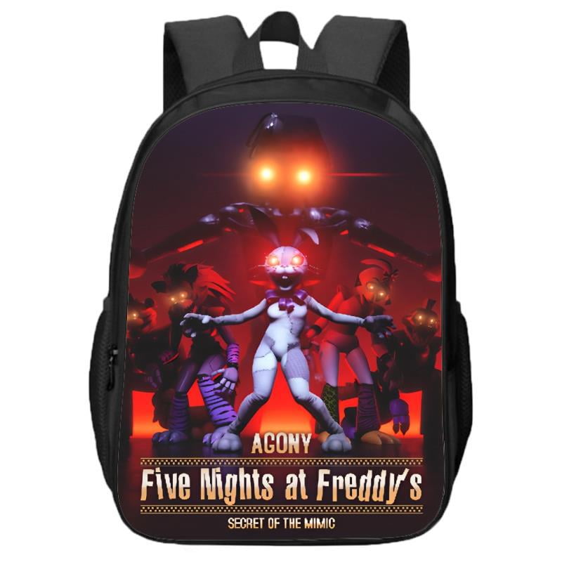 ZapZest FNAF Secret of the Mimic Backpacks, 14" FNAF Figures Large ...