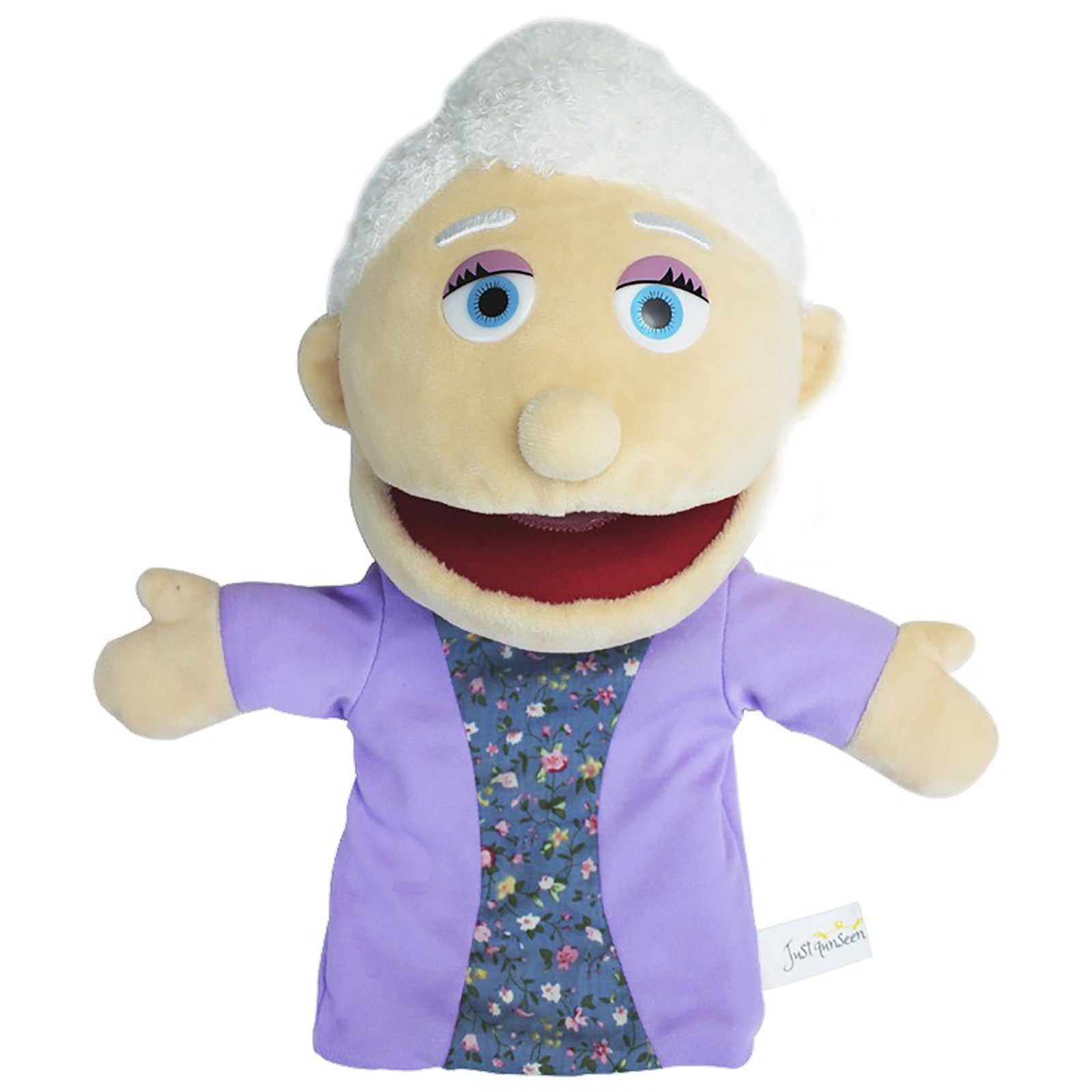 ZapZest Family Grandma Hand Puppets, 11.8" Family Soft Stuffed Dolls ...