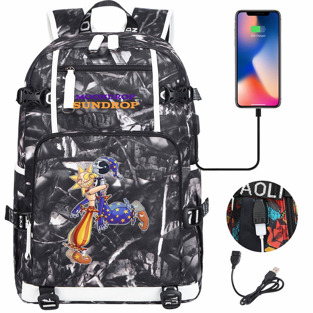 ZapZest Five Nights at Freddy's Waterproof Backpacks, 18.5" FNAF Large ...