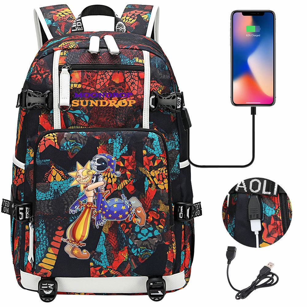 ZapZest Five Nights at Freddy's Waterproof Backpacks, 18.5" FNAF Large ...