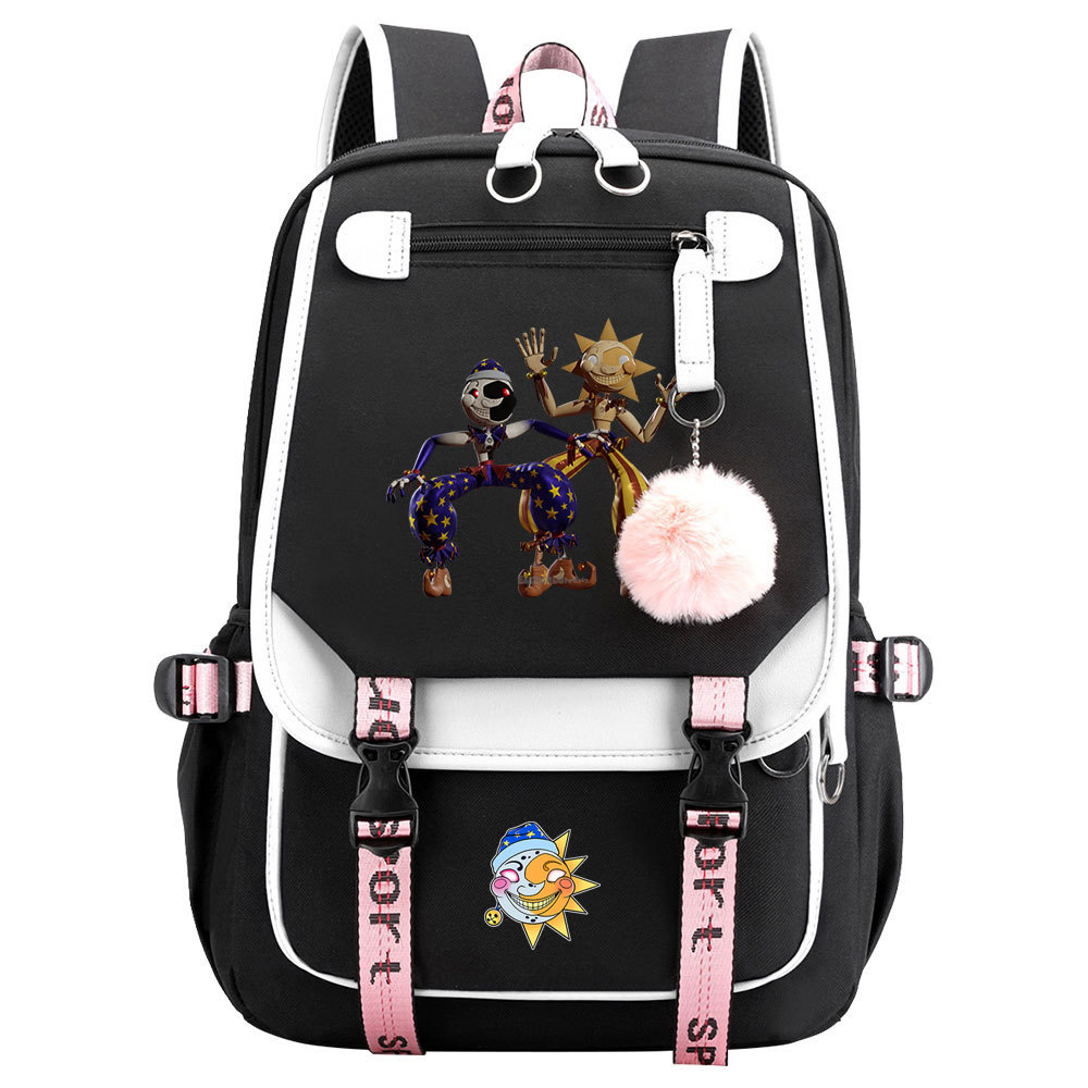 ZapZest Five Nights at Freddy's Waterproof Backpacks, 18" FNAF Large ...